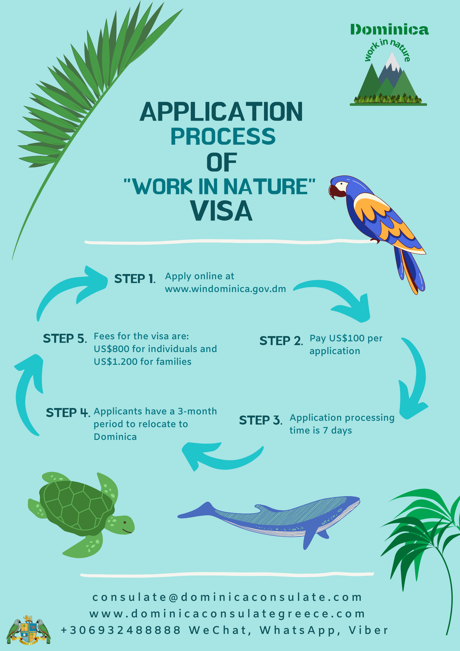 DOMINICA INVITES YOU TO WORK IN NATURE - Dominica